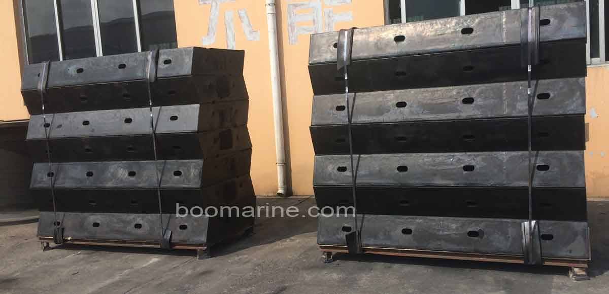 8pcs MV Rubber Fenders Delivered to Korea - Boomarine