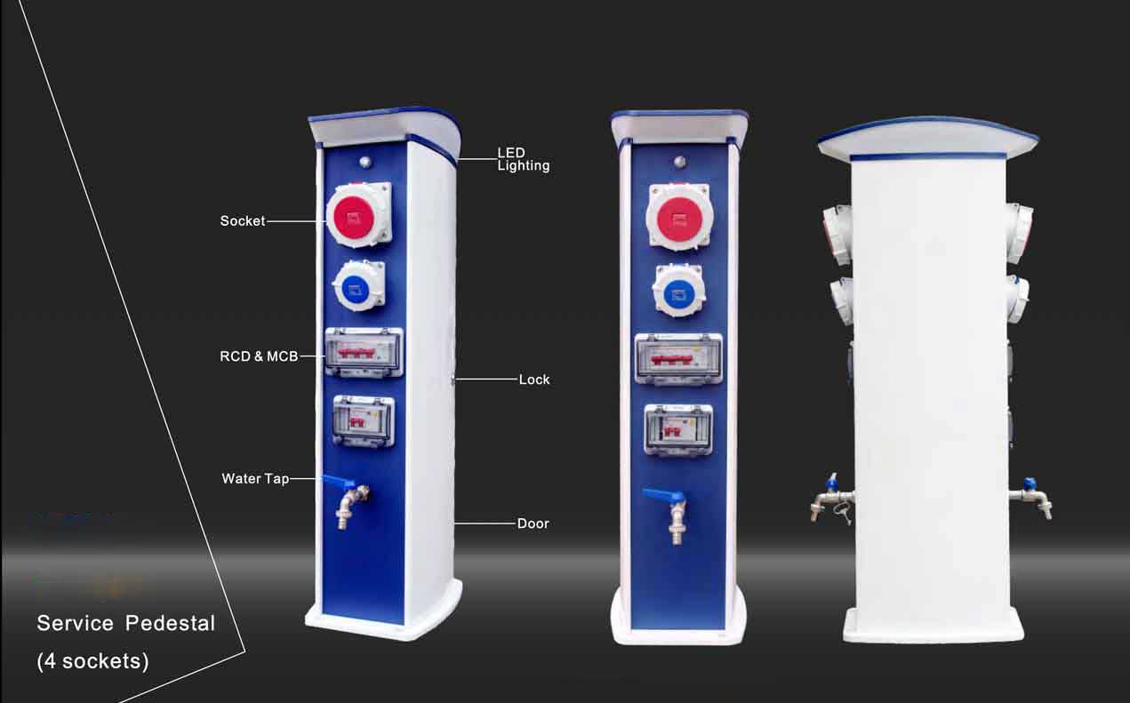Marine Dock Power Pedestal Supplier - Boomarine