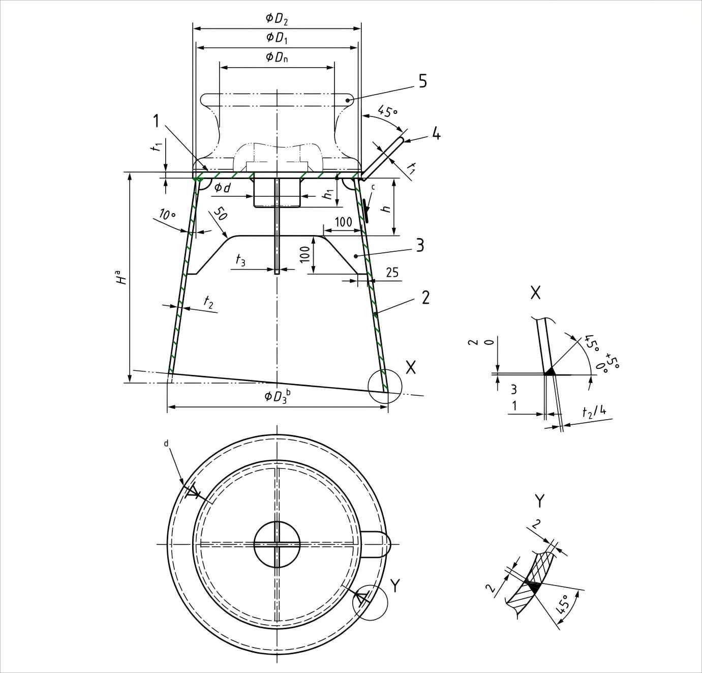 ISO 13776 Pedestal Fairlead - Boomarine